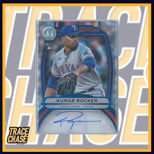 2025 Topps Tribute Baseball Kumar Rocker Texas Rangers On card auto ...