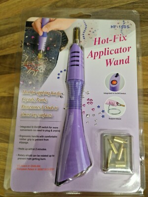 CLEARANCE Iron-on Hot Fix Applicator Wand Heat Gun For Rhinestone Tool ...