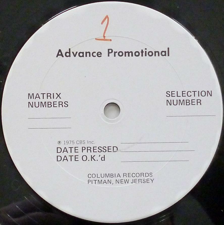 RARE Bruce Springsteen "Born To Run" Advanced Promo Copy w/ Script ...