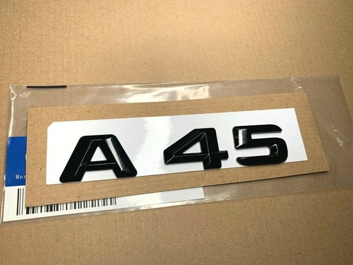 OEM Style A45 Gloss Black Trunk Badge Sticker for Benz A45 2013 ~2016 ...
