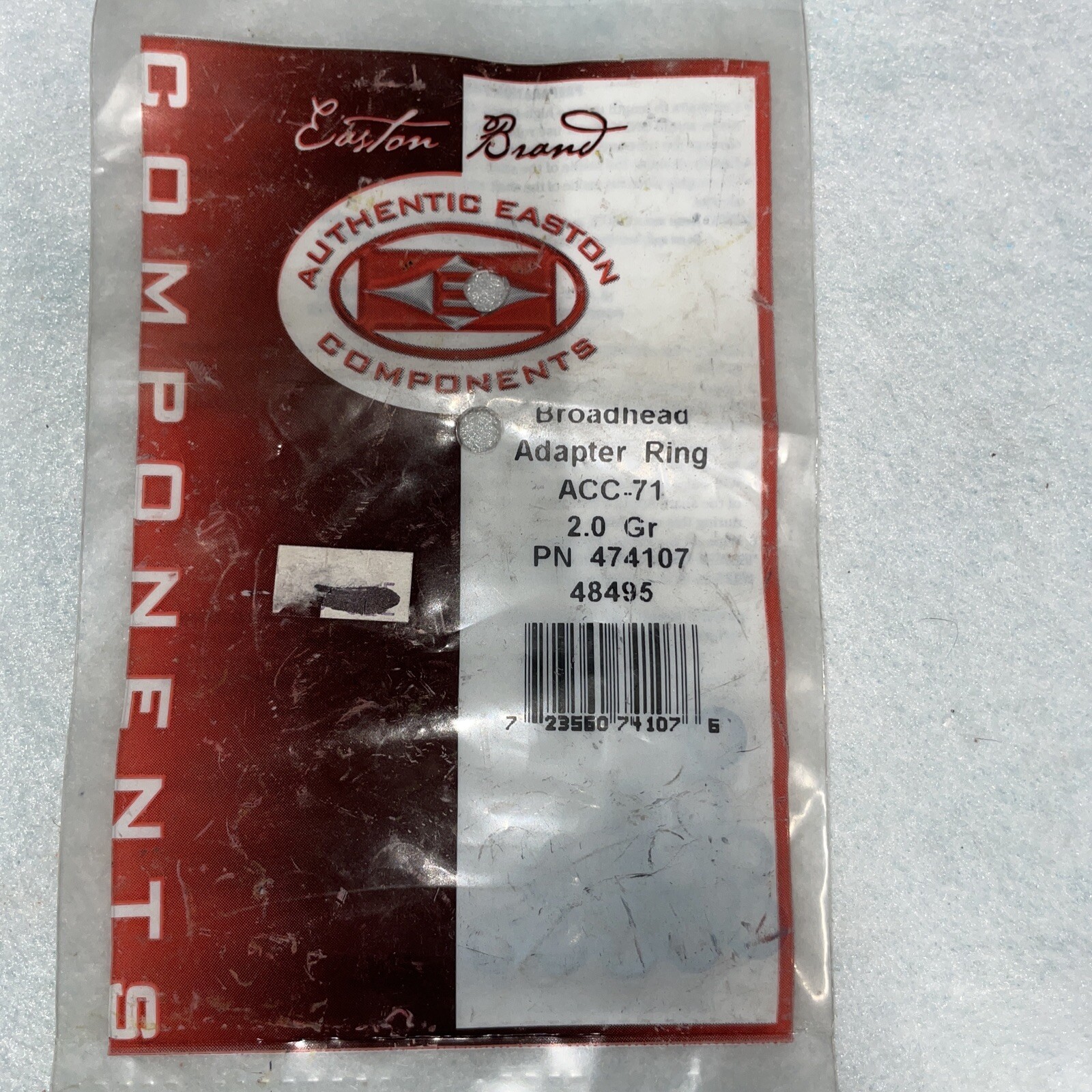 1 DZ EASTON BROADHEAD ADAPTER RINGS FOR ACC-71 ARROW SHAFTS HUNTING OR ...