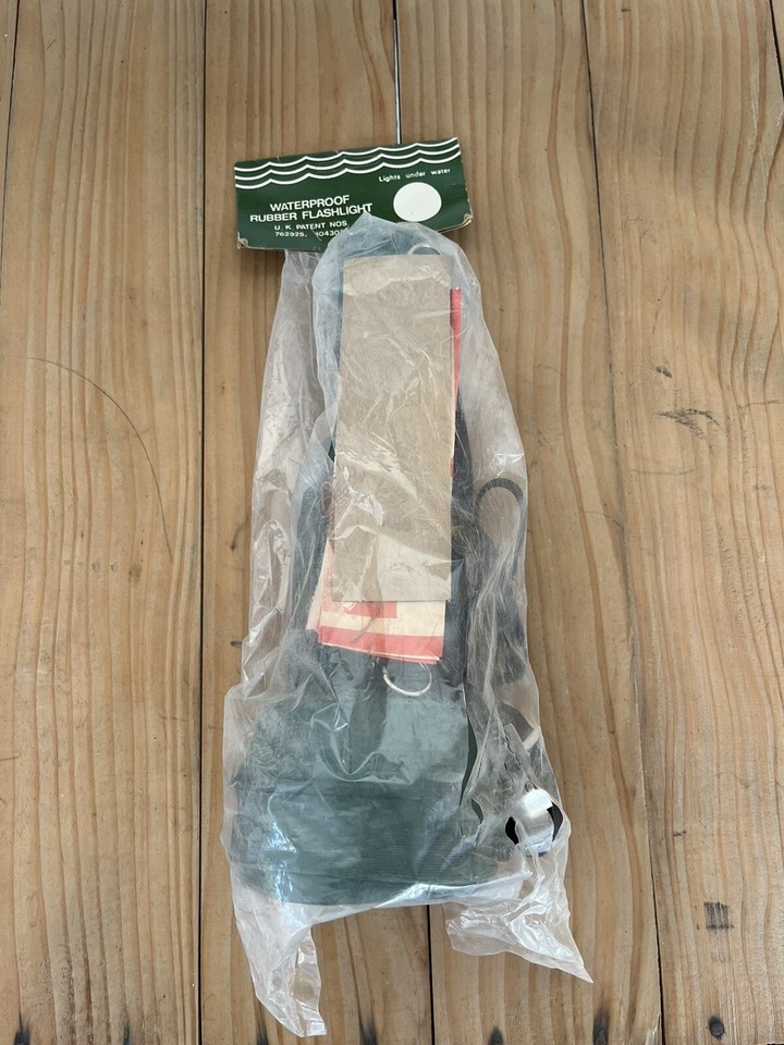 Vintage Waterproof Rubber Flashlight ( Lights In Water ) | eBay