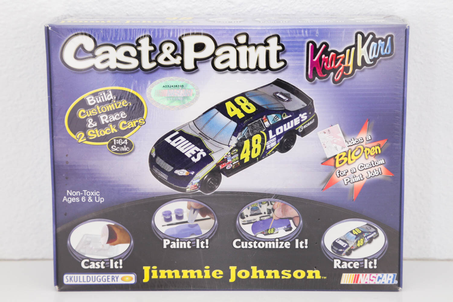 Krazy Kars NASCAR Model Car Kit Jimmie Johnson 48 Lowes - New In Box | eBay