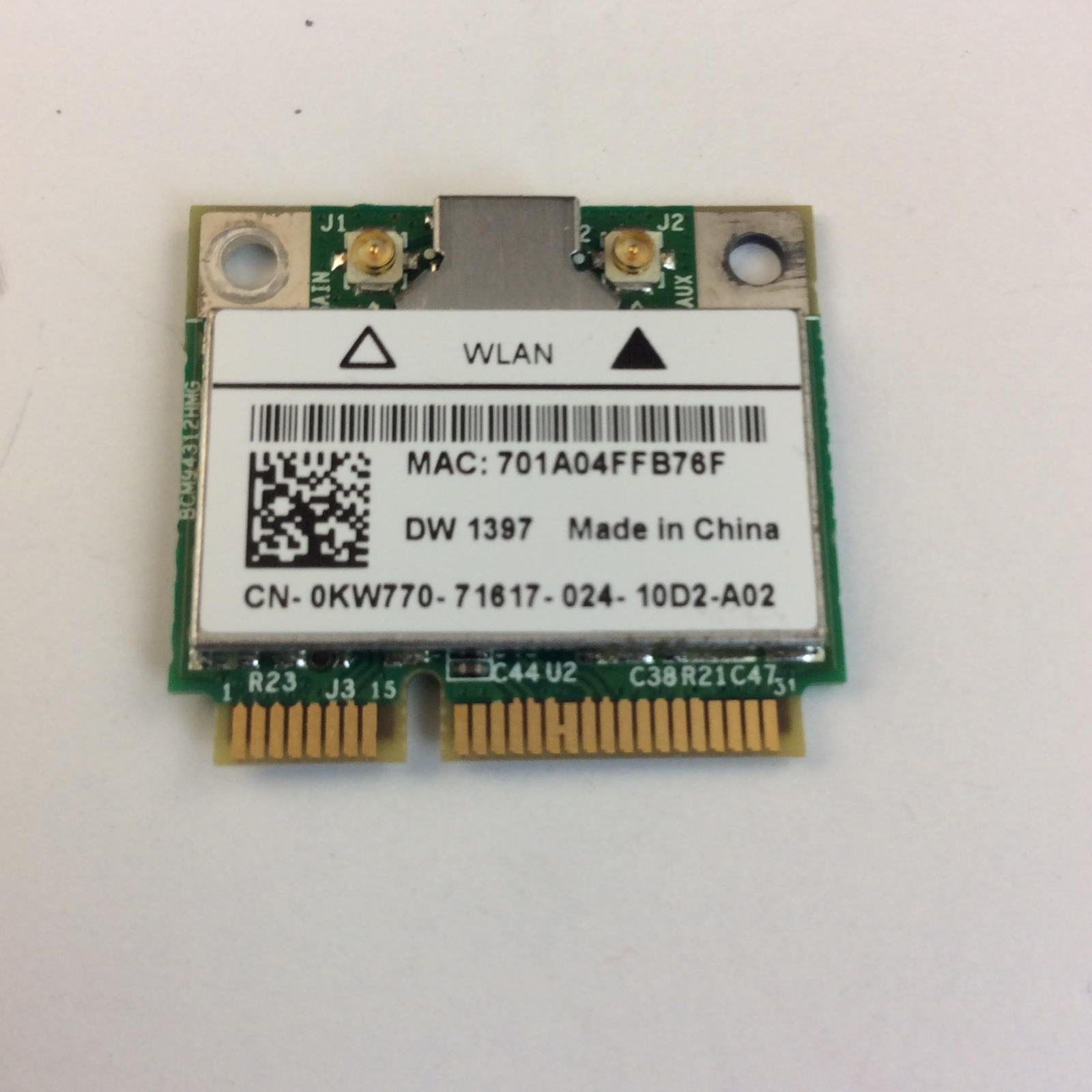 Dell STUDIO 1749 Wifi Wireless card Mini DW1397 PCIe Half BCM94312HMG ...