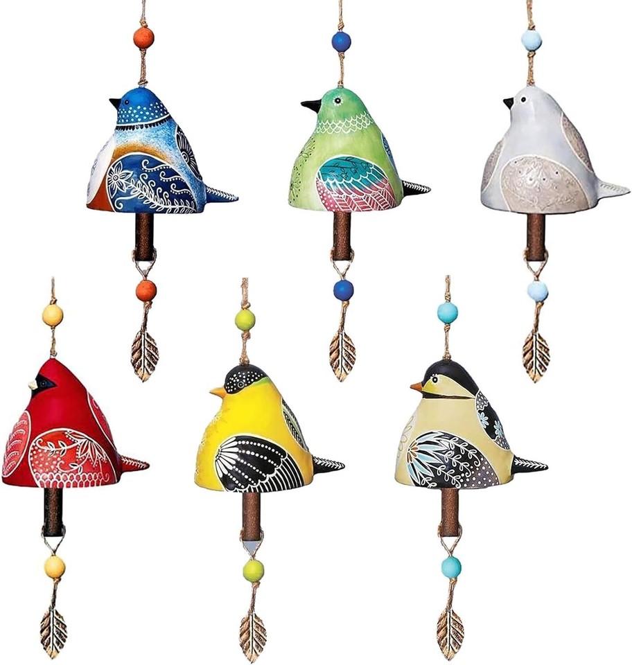 Bird Song Bell Courtyard Garden Decoration, Bird Song Hanging Bell Wind ...