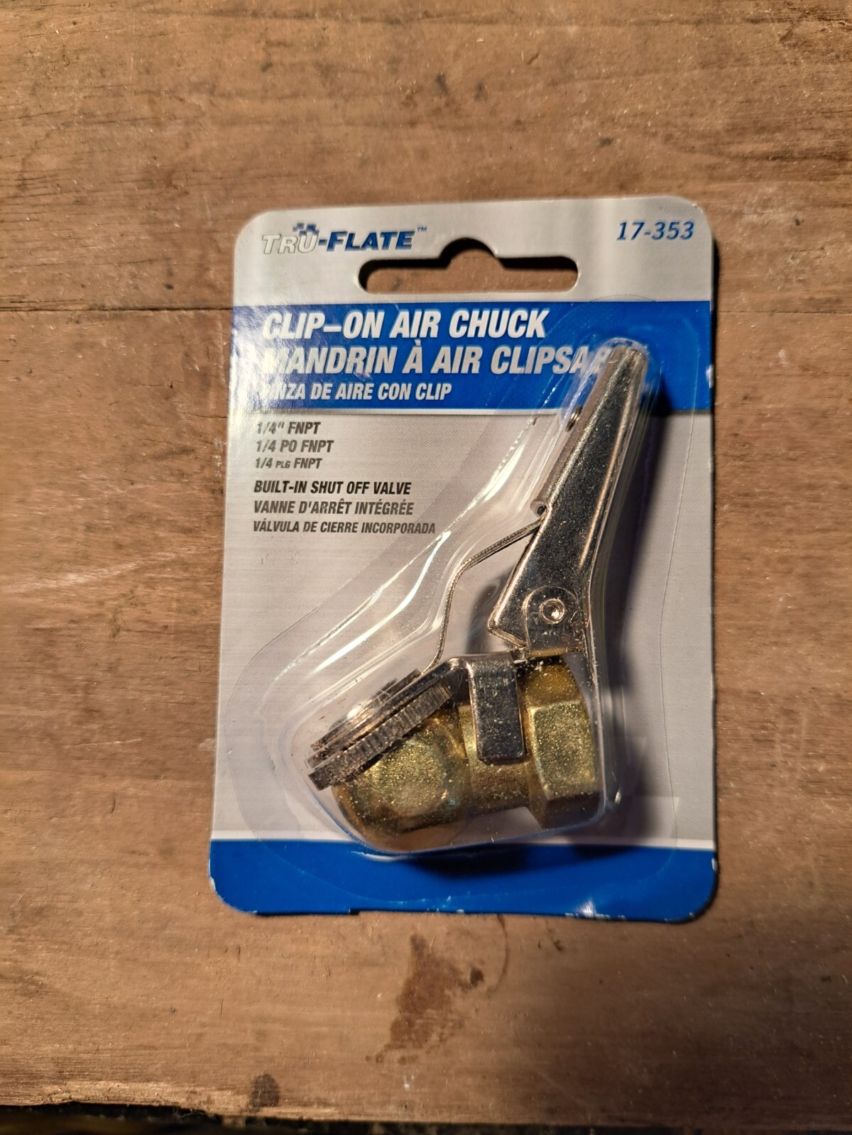 Tru-Flate Direct Air Line Chuck With Clip (17-353) SEALED | eBay