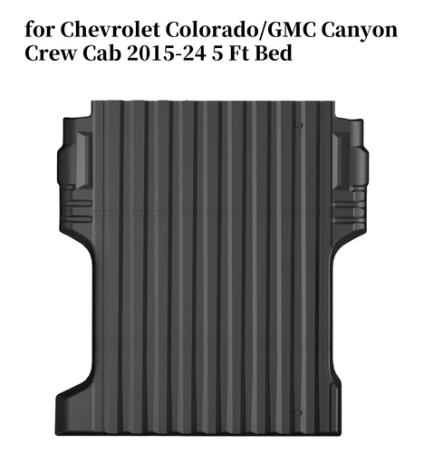 Truck Bed Mat Liner for Chevrolet Colorado/GMC Canyon Crew Cab 2015-24 ...