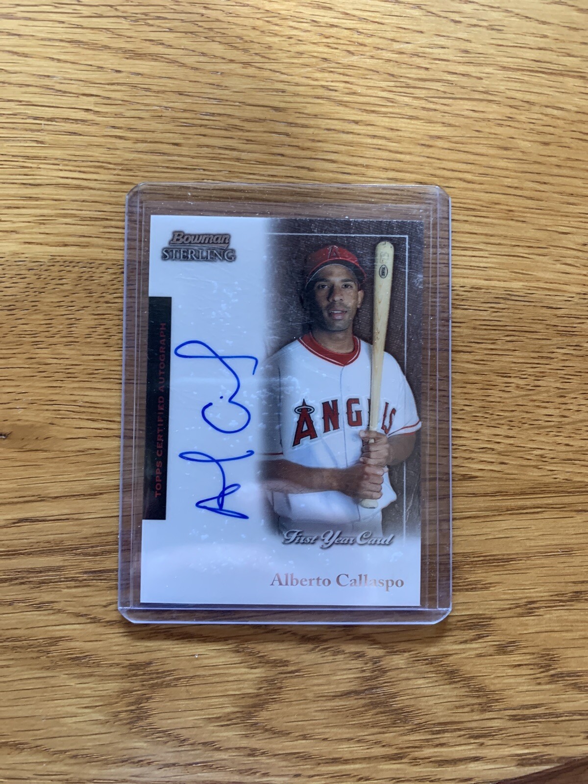 2004 Bowman Sterling Alberto Callaspo Rookie Autograph #BS-AC | eBay