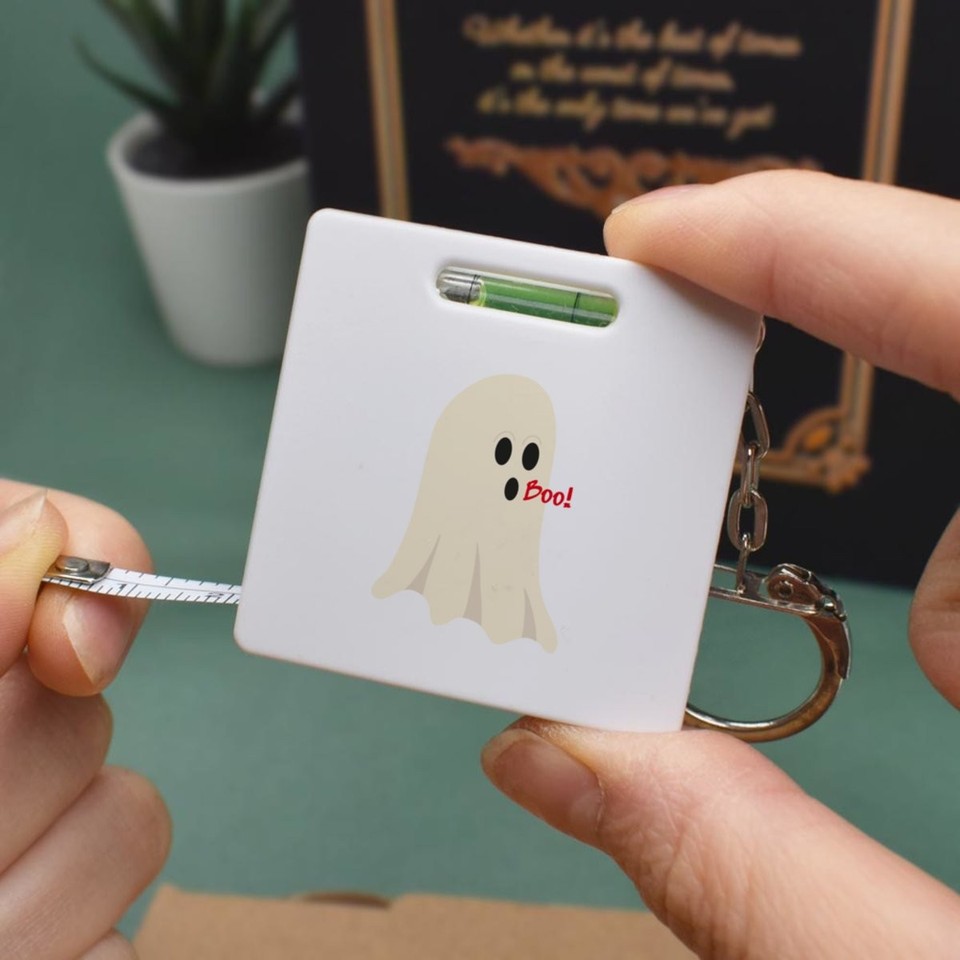 'Ghost' Keyring Tape Measure / Spirit Level Tool (KM00047496) | eBay UK