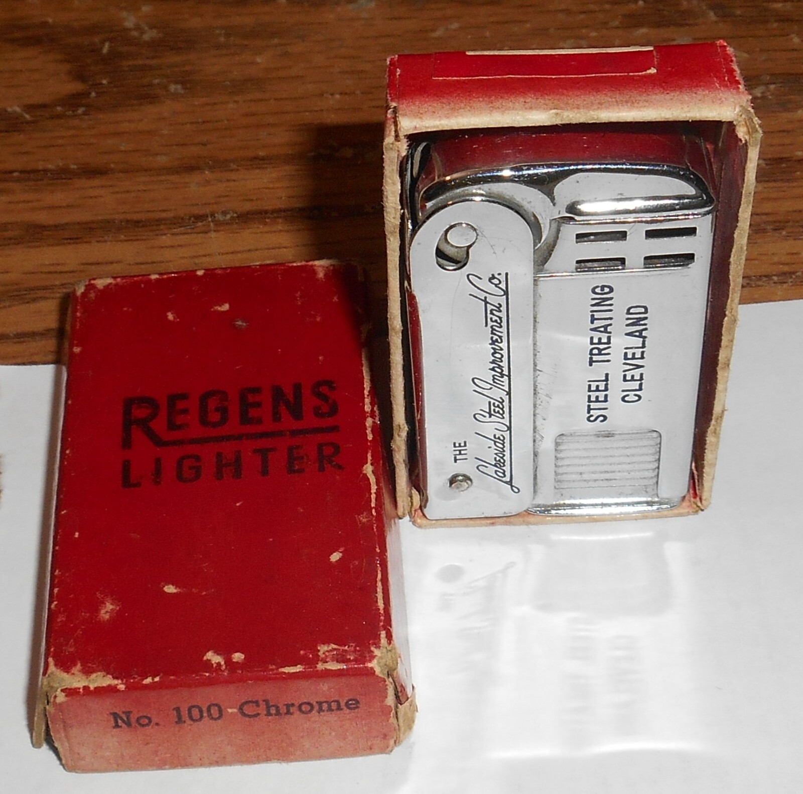 VINTAGE REGENS LAKESIDE STEEL IMPROVEMENT CO. ADVERTISING SQUEEZE ...