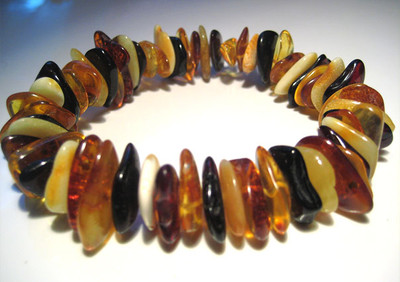 Genuine Baltic Amber Bracelet Elastic Stretch | eBay