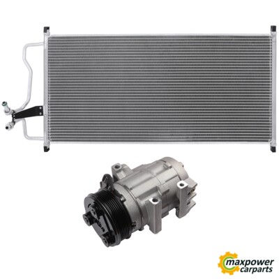 New AC Condenser & AC Compressor Cooling Kit For 2007-2014 F-150 Ford ...