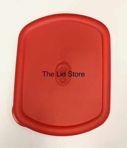 Pyrex Deluxe 8212-VPC 3 Qt/12 Cup Red Rectangle Vented Lid For Glass ...