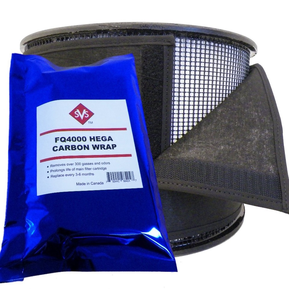 Hega Activated Charcoal Pre-filter Wrap 7" Designed to Fit Filter Queen ...