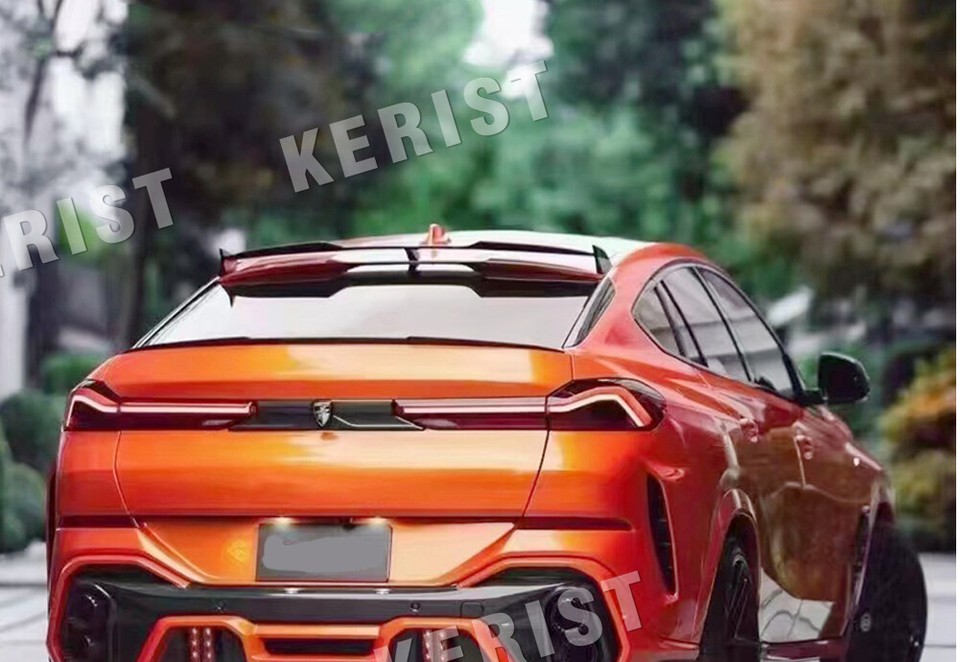 Carbon Fiber Rear Roof Spoiler Top Window Wing Lip for BMW X6 G06 M ...