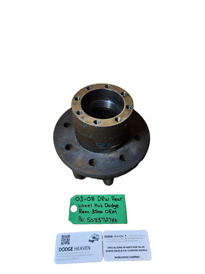 2003-2008 DRW Rear Wheel Hub for Dodge Ram 3500 Dually 5083727AA | eBay