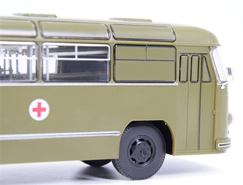 1/43 Modimio Russia laz-695b millitary ambulance bus ABS Tank Pre-built ...
