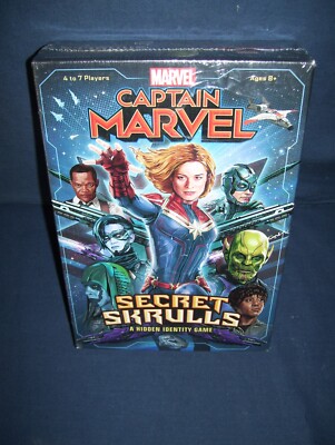 Captain Marvel Secret Skrulls Hidden Identity Game new 2019 Usopoly ...