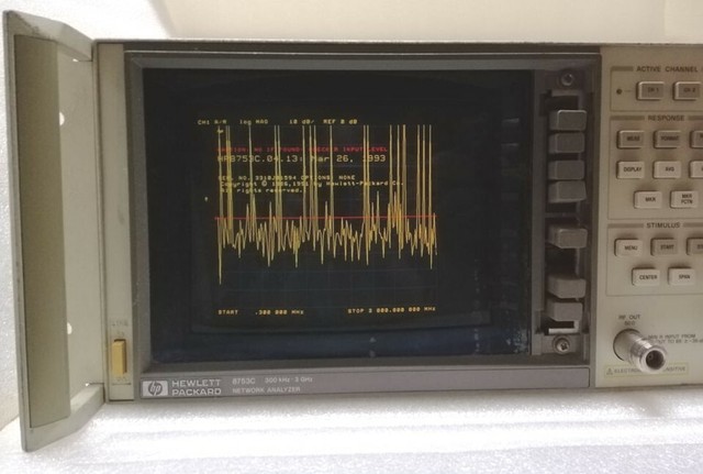 HP Agilent 8753C Network Analyzer 300 Mhz- 6 GHz for sale online | eBay