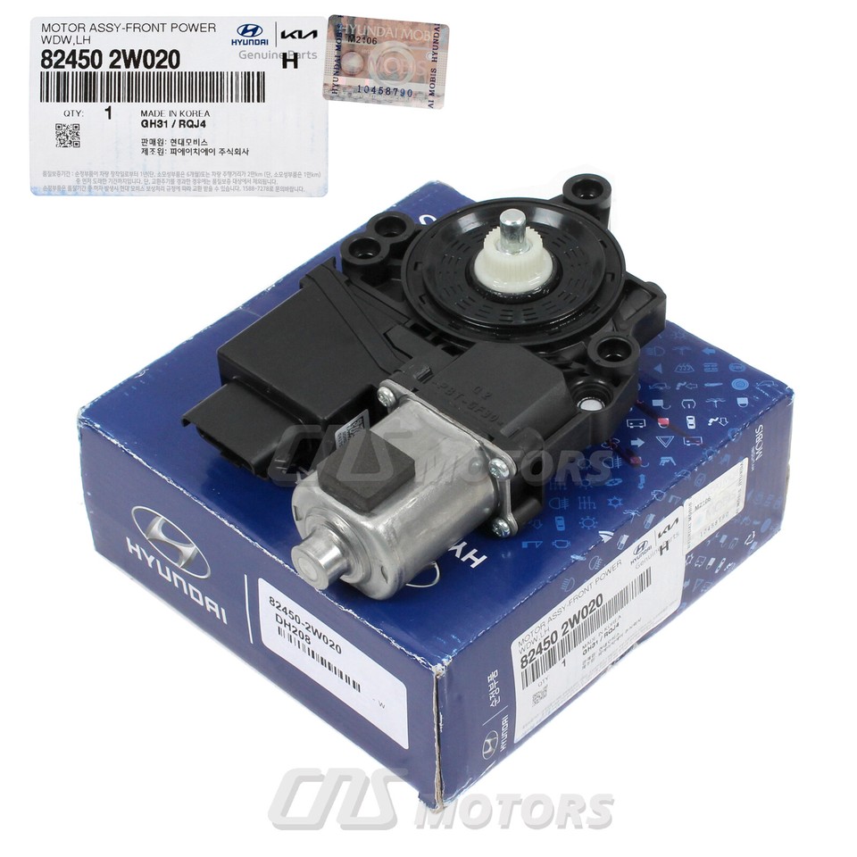 ⭐GENUINE⭐ Front Window Motor LEFT DRIVER for 13-19 Hyundai Santa Fe ...