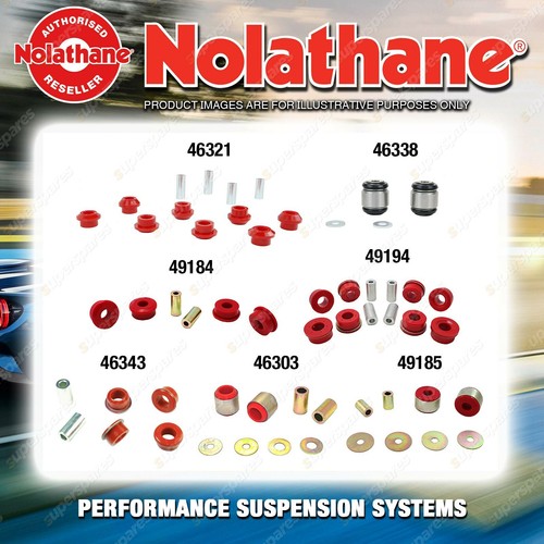 Rear Nolathane Suspension Bush Kit for SUBARU IMPREZA GE SEDAN GH HATCH ...