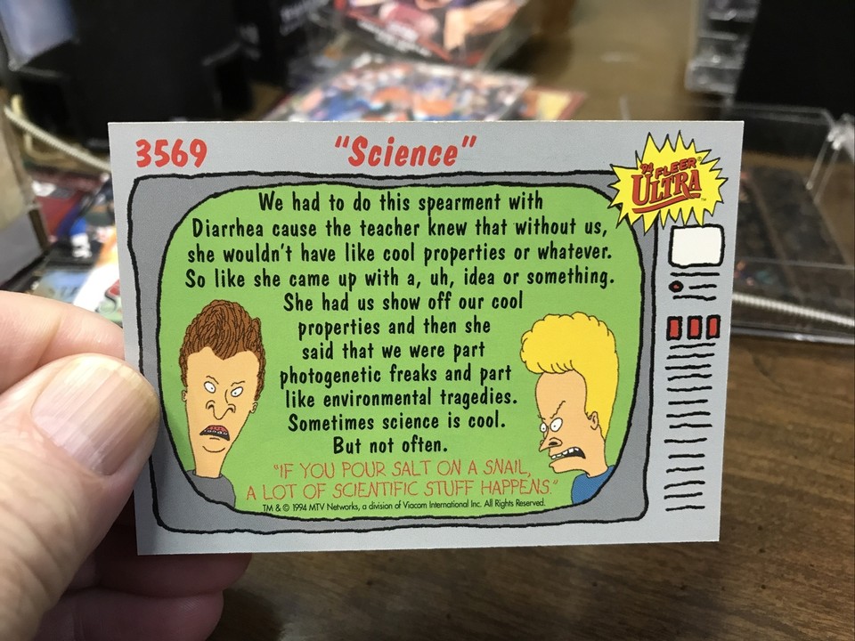 1994 Beavis and Butt-head Ultra #3569 Science | eBay