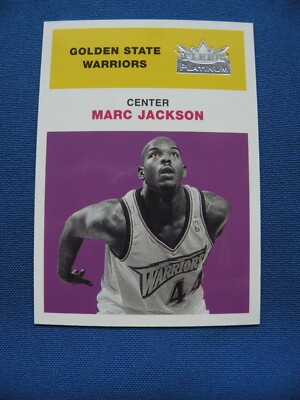 2001 Fleer Platinum Basketball 10/201 Marc Jackson Golden State ...