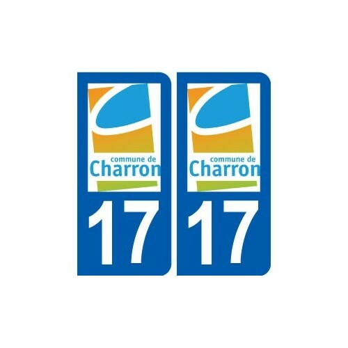 17 Charron logo ville autocollant plaque sticker | eBay