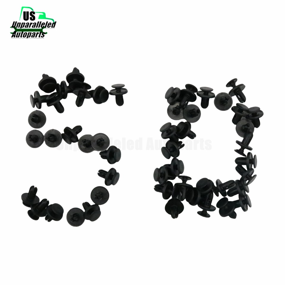 For Mitsubishi Subaru 50Pcs Bumper Fender Liner Push Clips MR288150 ...