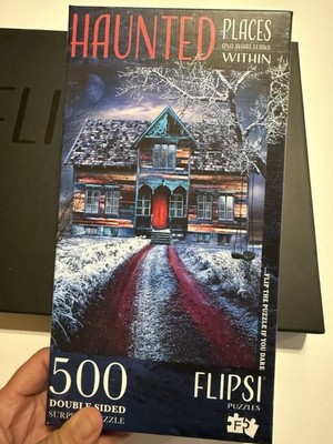 Flipsi Puzzle & Board Lot Haunted Places & What Lurks Within 500 Pc ...