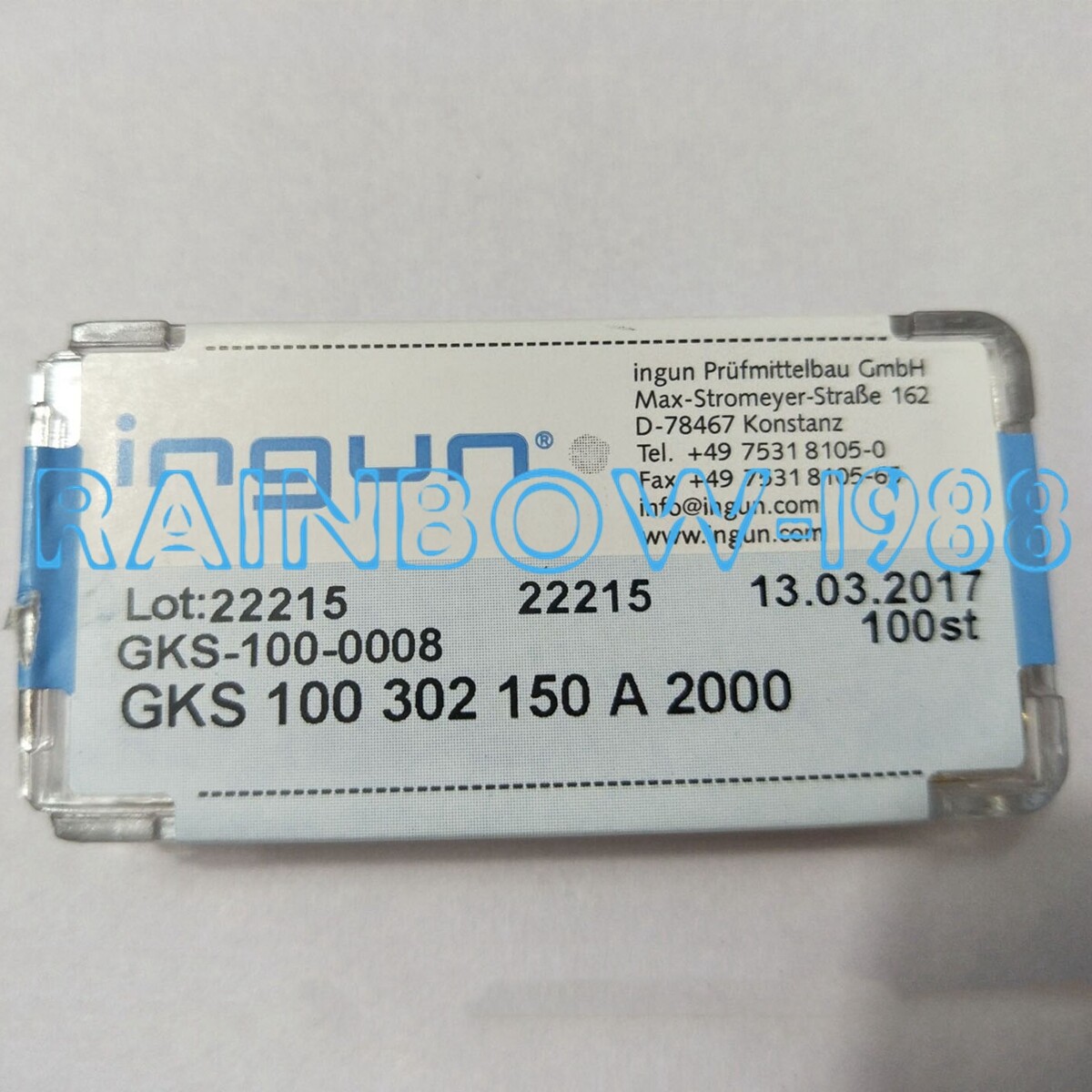 100PC/BOX GKS 100 302 150 A 2000 flat head probe Replacement ingun ...