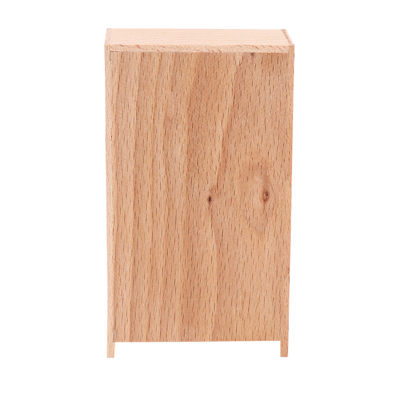 1:12 Dollhouse Miniature Wood Display Wood color three layers vertical ...