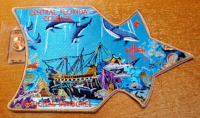 BSA Central Florida Council FL JSP 2021 Jamboree "Guy Harvey" JACKET ...