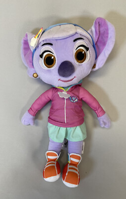 Disney T.O.T.S. Tots KC Purple KOALA 14" Plush rainbow stuffed animal ...