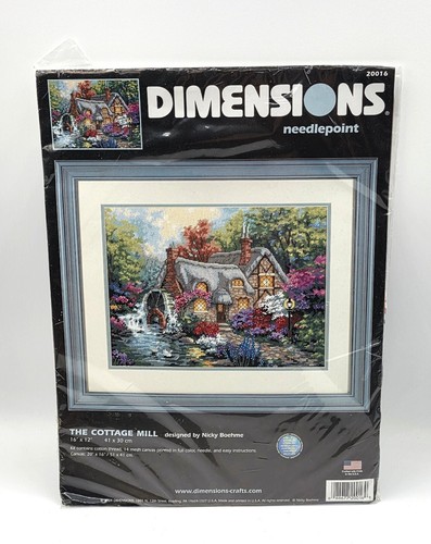 Dimensions Needlepoint Kit 2004 The Cottage Mill New Unopen Package ...