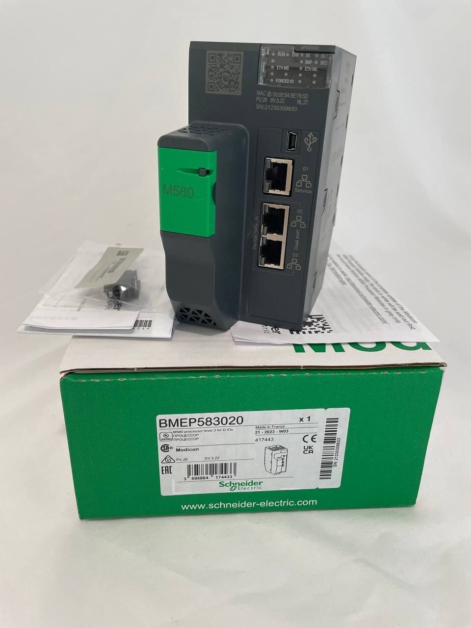 New Schneider Electric BMEP583020 2023 Standalone processor, Modicon M580, 12MB | eBay