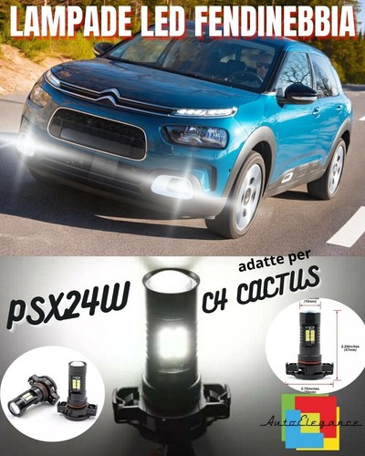Leuchten Nebelscheinwerfer PSX24W LED Canbus Citroen C4 Kaktus Weiß | eBay