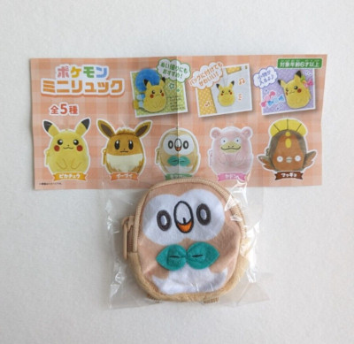 NEW Pokemon Center Japan 2023 Capsule gashapon Mini Backpack Rowlet | eBay