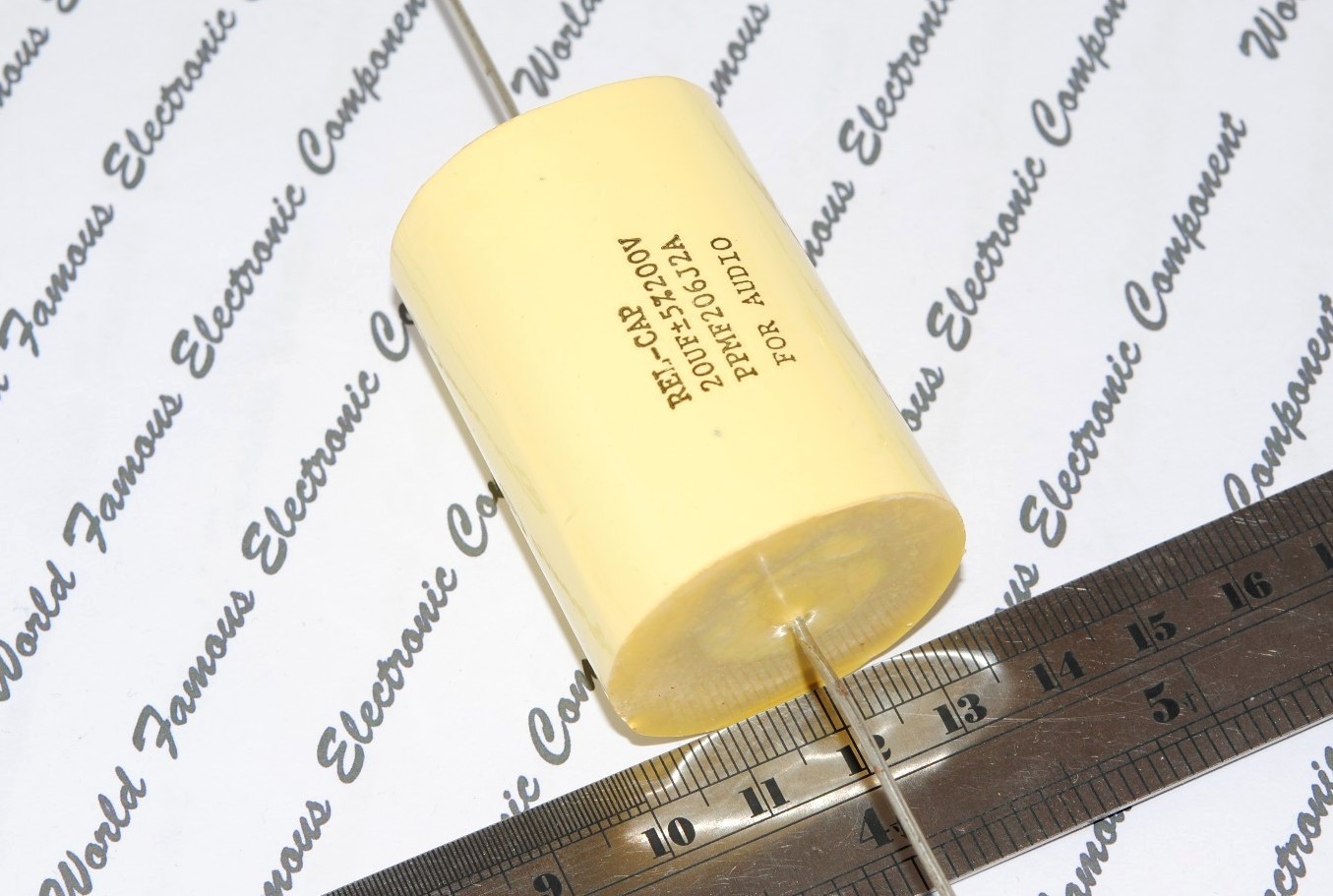 1pcs - REL-CAP PPMF 20uF (20µF) 200V 5% Axial Capacitor - PPMF206J2A ...