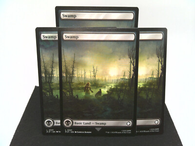Swamp x4 UB: Fallout PIP L 0321 MTG Magic | eBay