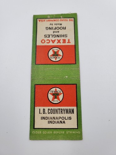 I. B. Countryman Indianapolis Indiana Texaco Shingles & Roofing ...