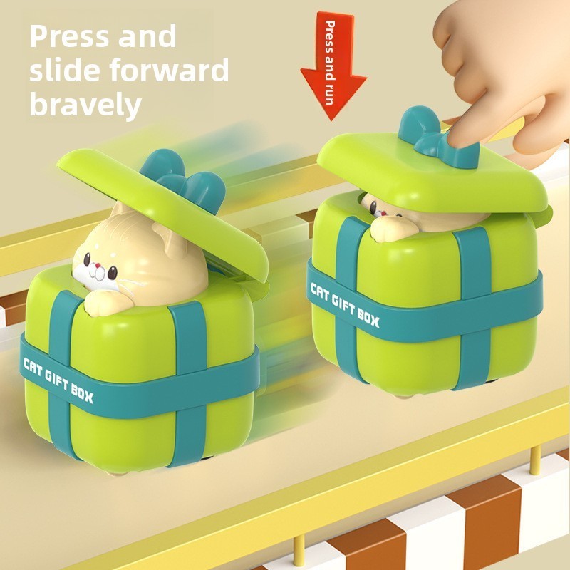 Preschool Learning Toy With Pressing Slider Cat For Early Education ...