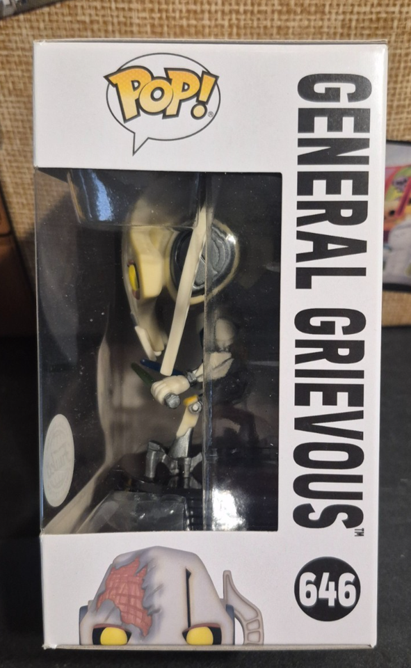Funko POP! Star Wars General Grievous #646 Special Edition w/pop ...