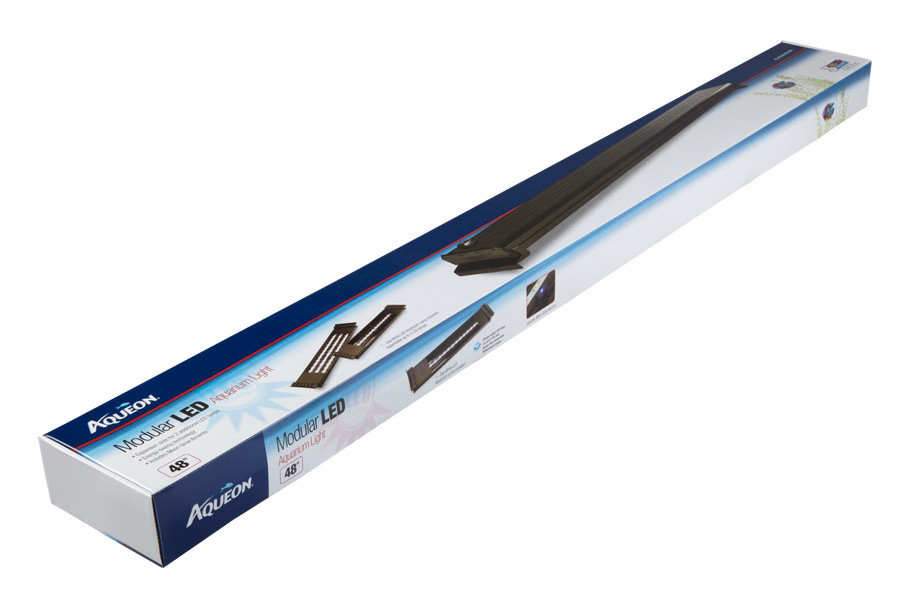 Aqueon Modular LED Aquarium Light Fixture 20" - 48" 5 Sizes, 2 LED ...
