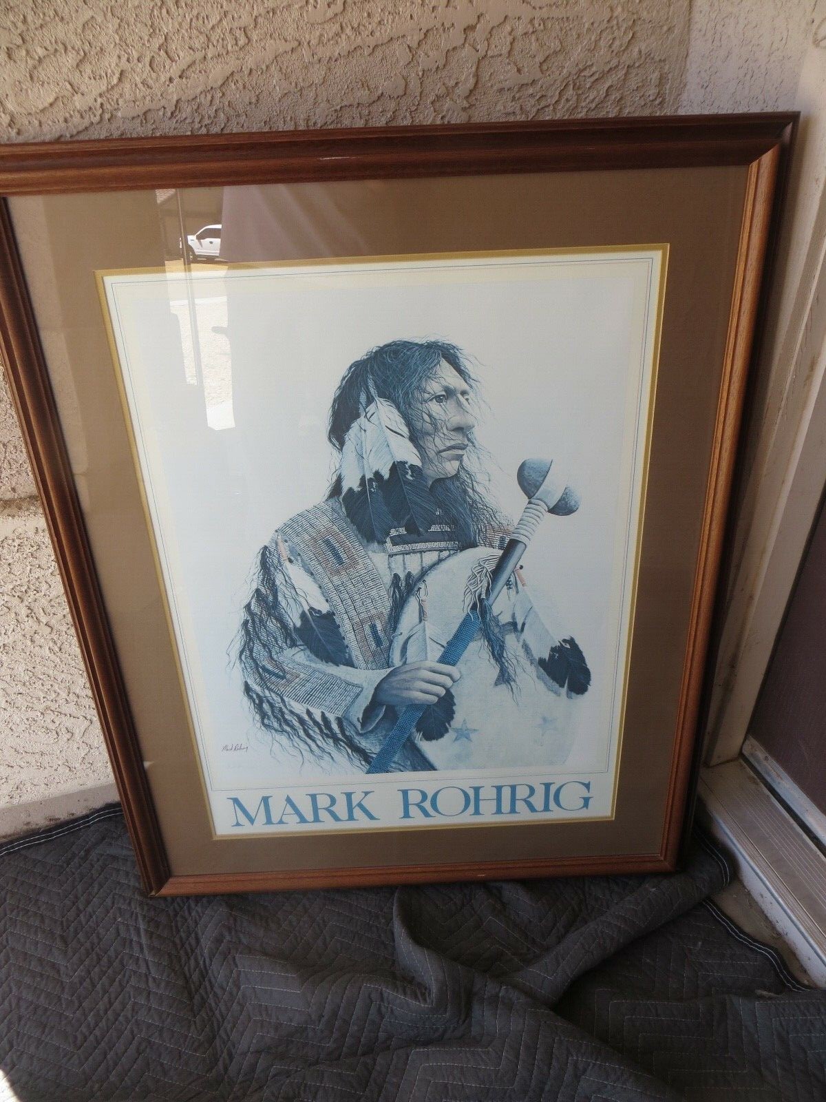 Mark Rohrig Framed and Matted Native American Print - SIGNED | eBay