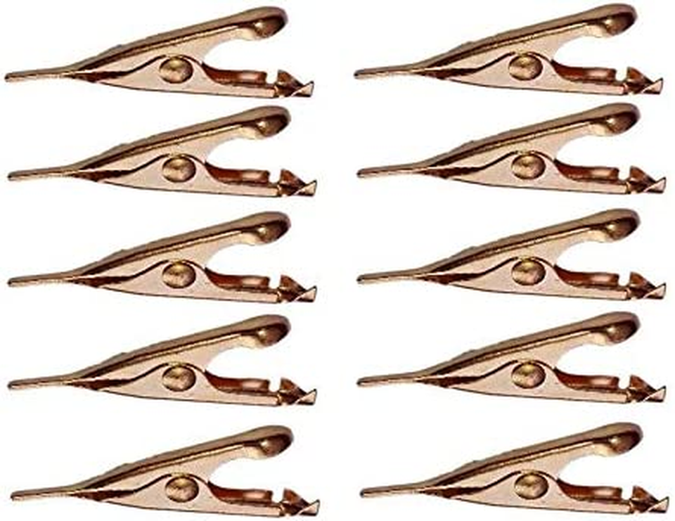 Micro Toothless Alligator Test Clips, Copper Plated with Smooth ...