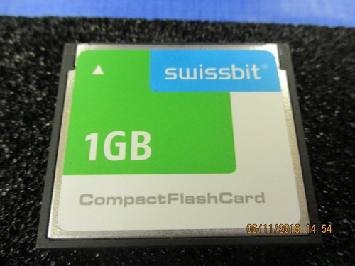 New, SWISSBIT- SFCF1024H1BK1TO-C-MS-352-SMA - 1GB CF Compact Flash Card ...
