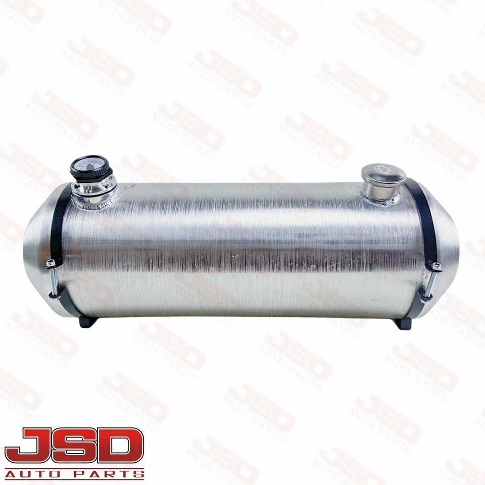 Fuel Tank With Gauge 10''x30'' 10 Gallon End Fill Spun Aluminum 1/4 NPT ...