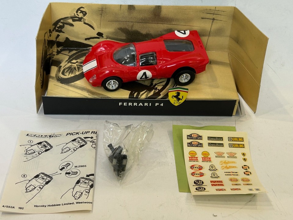 Scalextric C96 Ferrari P4 (Red) 1/32 scale slot car NIB | eBay