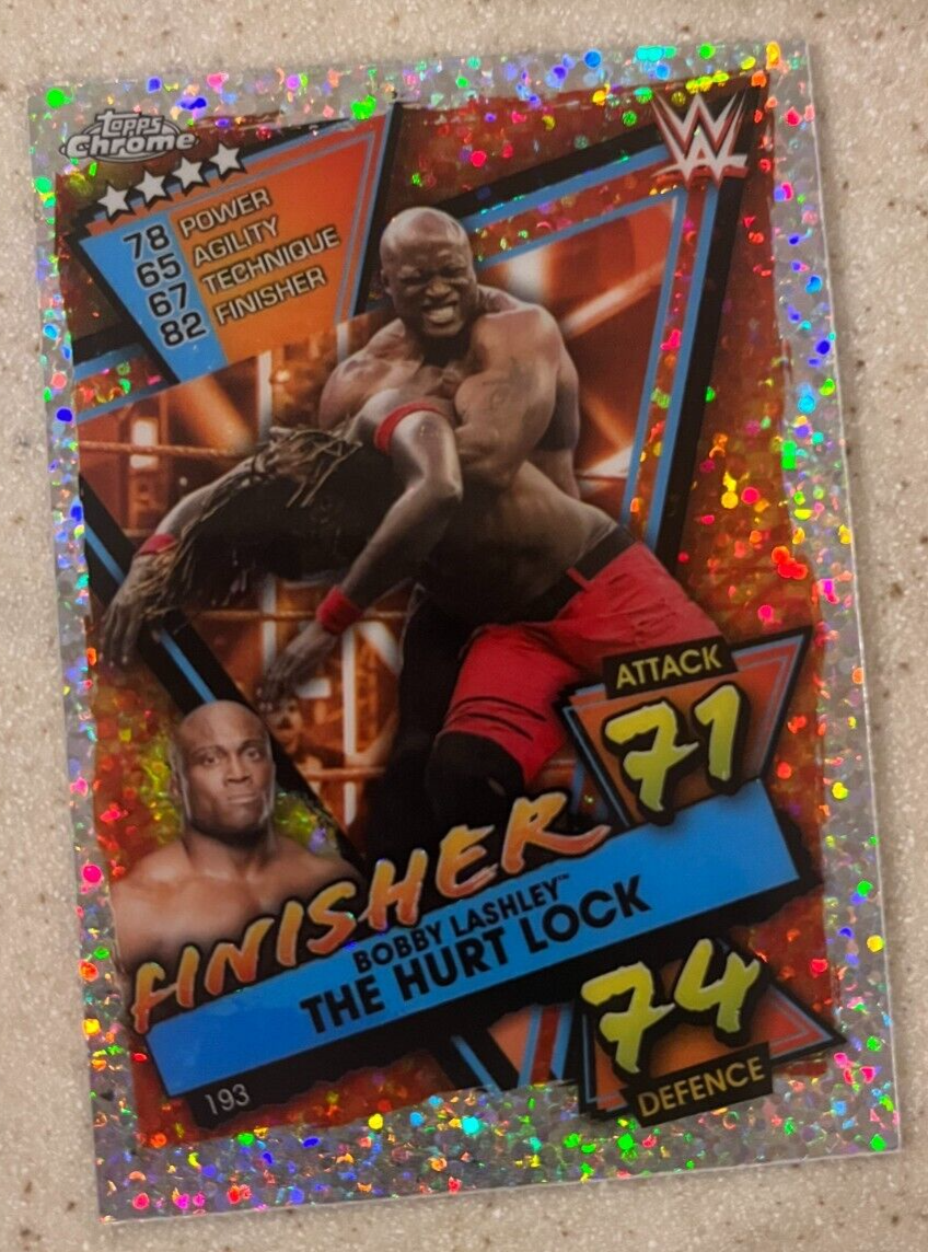 2021 Topps Chrome WWE Slam Attax - Bobby Lashley #193 Speckle Refractor ...